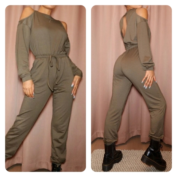 Pants & Jumpsuits | Open Back Jumpsuit | Poshmark